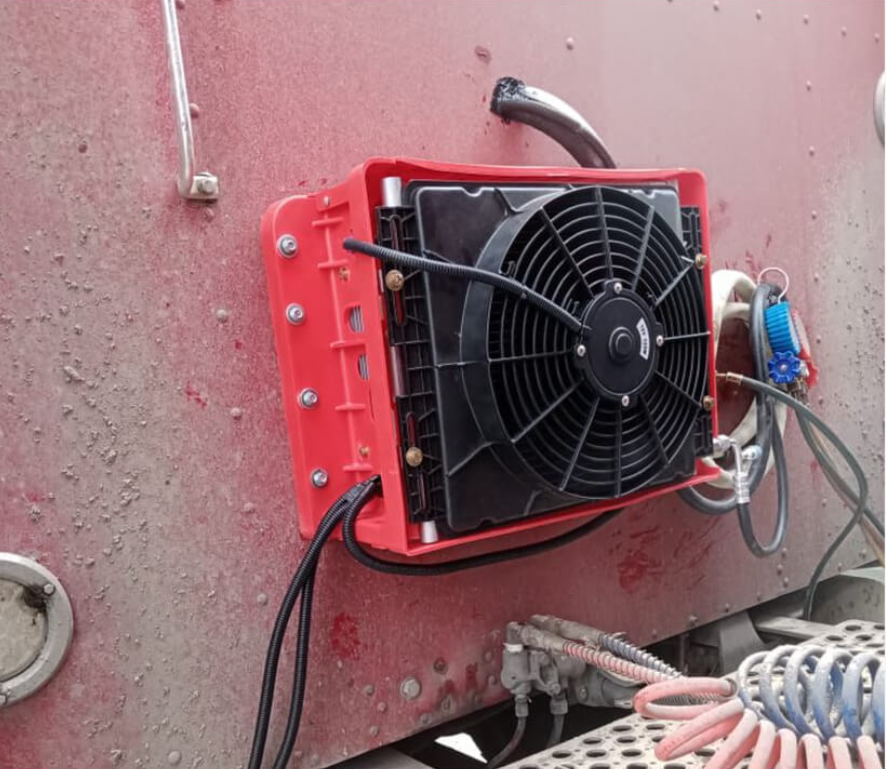 Dc12v 24v Back Mounted Split Truck Parking Air Conditioner--kingclima